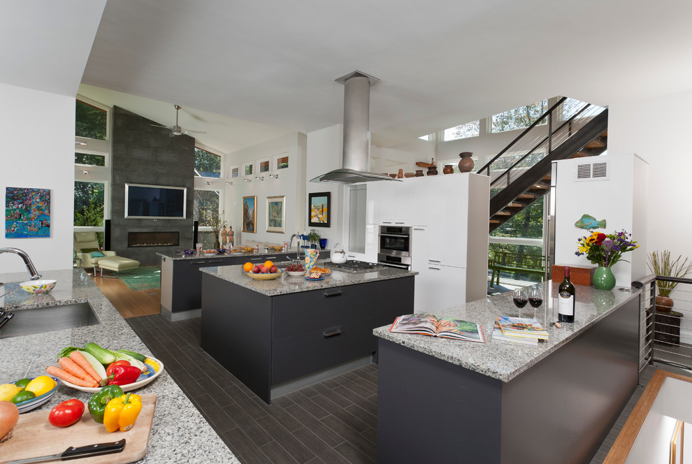 Modern Prefab Home - Modern - Kitchen - Boston | Houzz