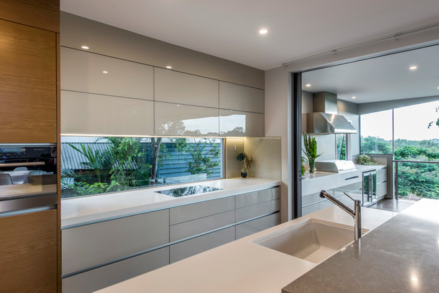 Modern Queenslander - Contemporary - Kitchen - Brisbane - by Darren ...