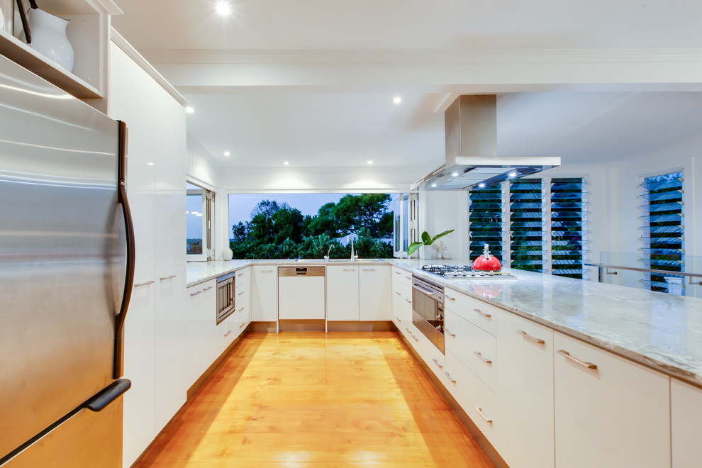 Modern Queenslander Renovation - Modern - Kitchen - Brisbane - by ...