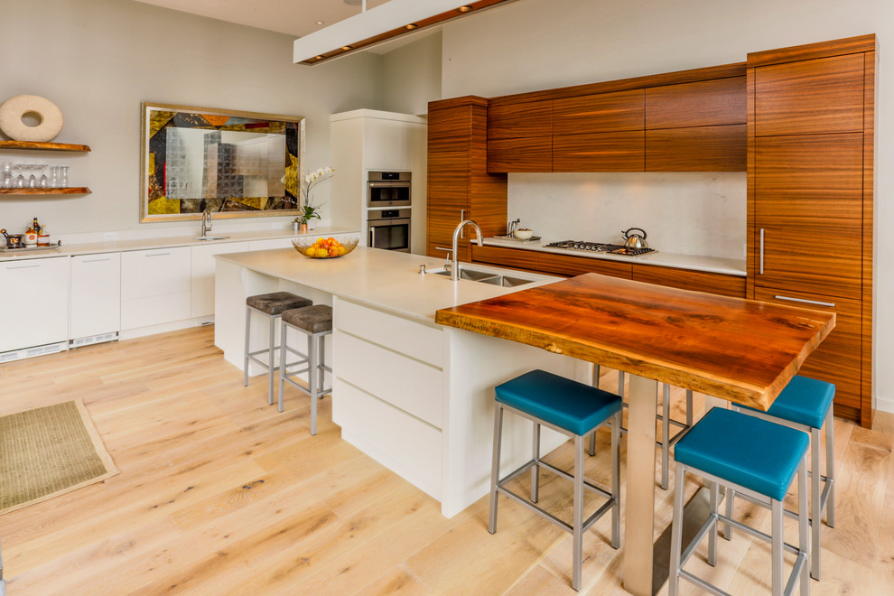 Modern Reveal cabinetry - Contemporary - Kitchen - Calgary - by Denca ...