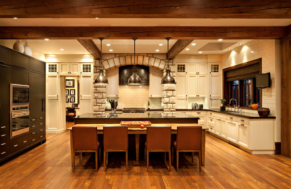 Modern Rustic Retreat in Posthill - Rustic - Kitchen - Calgary - by ...