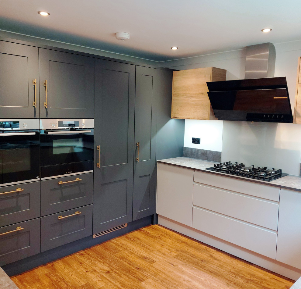 Modern Shaker and Handleless Kitchen - Eclectic - Kitchen - Other - by ...