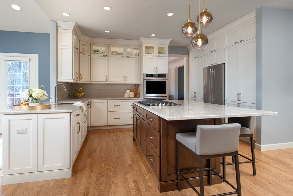 Modern Takes on Tradtional Kitchen - Transitional - Kitchen - Cleveland ...