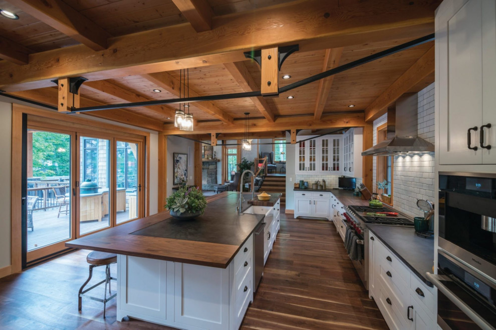 Modern Timber Frame - Kitchen - New York - by Method Architecture ...