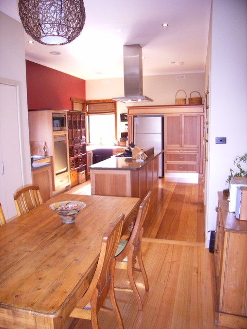 Modern Timber Kitchen - Contemporary - Kitchen - Melbourne - by Pauline ...