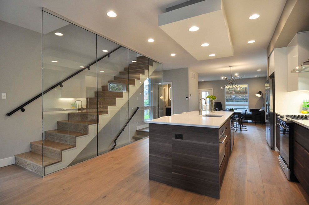 Modern Urban infill - Modern - Kitchen - St Louis - by Curtiss W. Byrne ...