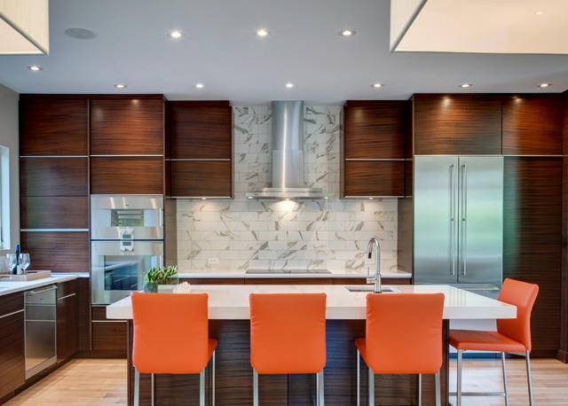 Modern Urban Infill - Modern - Kitchen - Ottawa - by Maple Leaf Custom ...