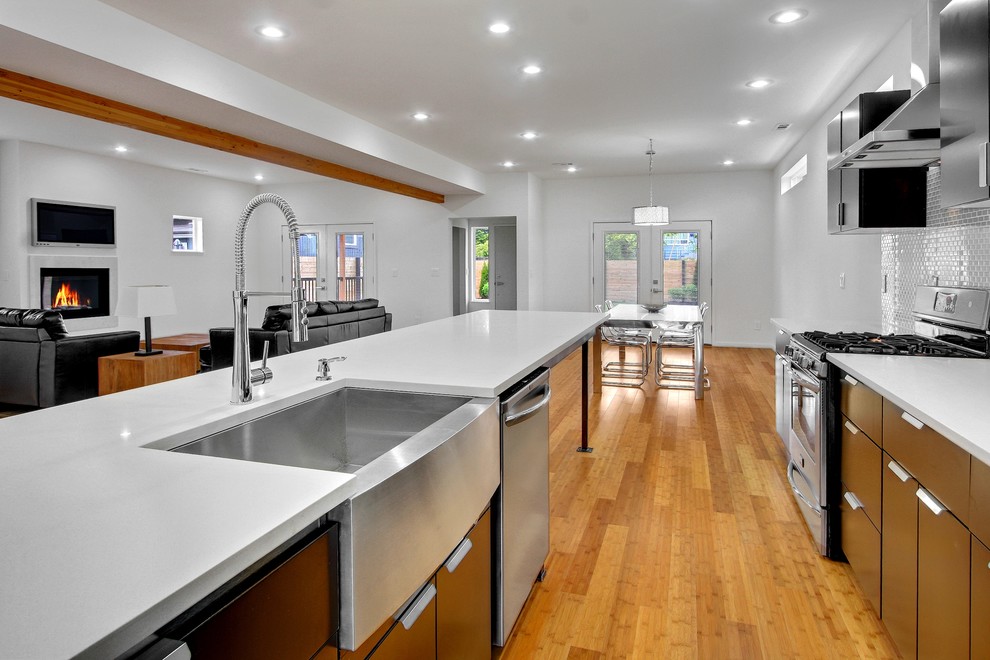 Modern West Seattle Home | New Construction - Modern - Kitchen ...