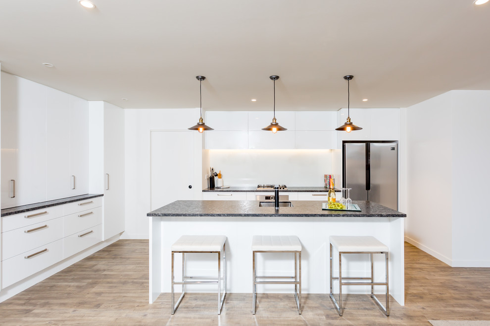 Modern White Gloss Kitchen - Modern - Kitchen - Christchurch - by ...