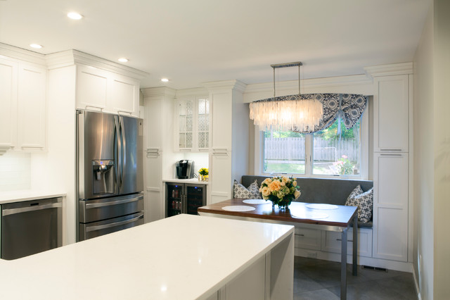 Modern White Kitchen - Kitchen - New York - by D2 Design and Works, inc ...