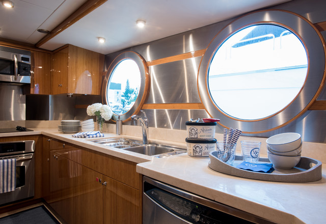 Modern Yacht - Modern - Kitchen - Dallas - by S. B. Long Interiors ...