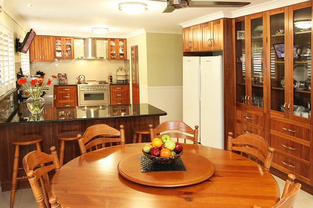 Modernised Timber - Traditional - Kitchen - Brisbane - by Craftbuilt ...