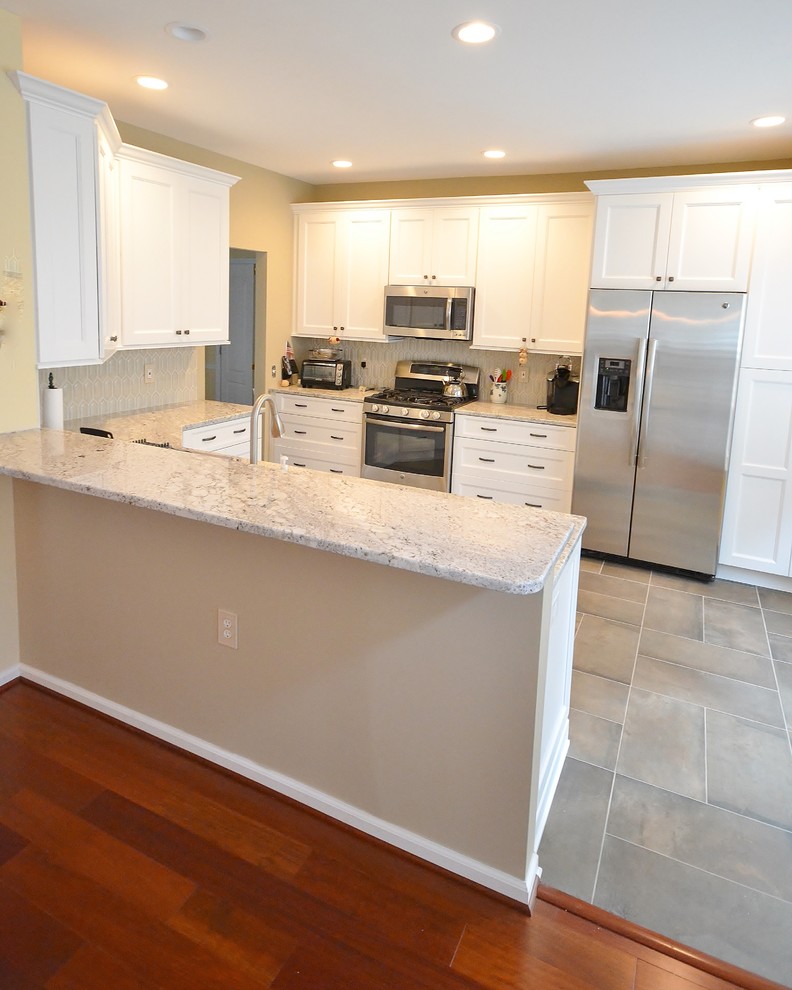 Modest Kitchen Remodel w Drastic Changes Under $36K - Transitional ...