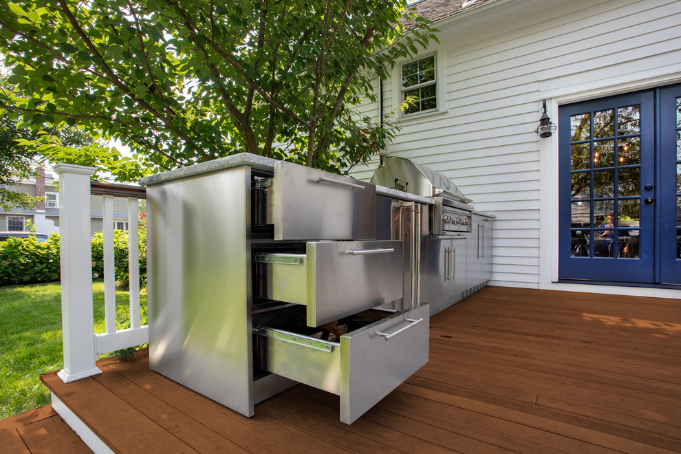 Modest Outdoor Kitchen - Modern - Kitchen - New York - by Baine ...