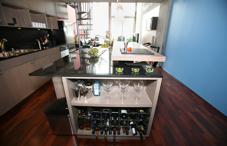 Mondrian Loft Kitchen and Bath - Kitchen - Los Angeles - by Susan Diana ...