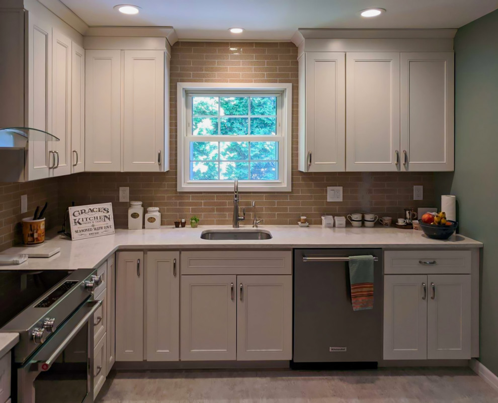 Monochromatic Kitchen - Transitional - Kitchen - New York - by Page ...