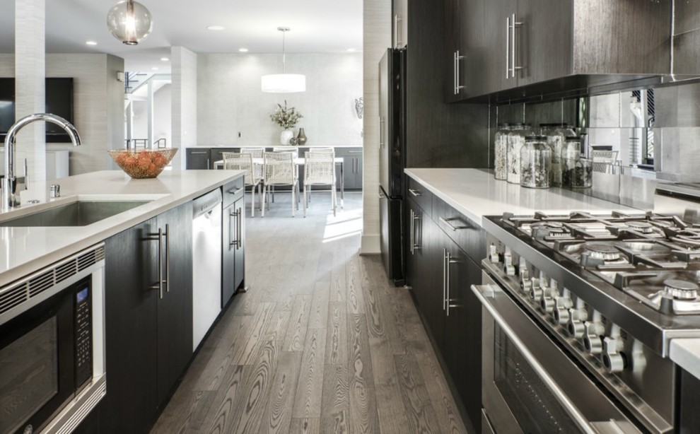 Montlake Modern House - Modern - Kitchen - Seattle - by Seattle Staged ...