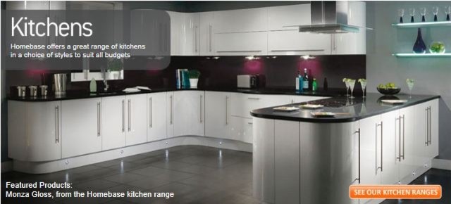 Monzo White Gloss Kitchen - Modern - Kitchen - London | Houzz