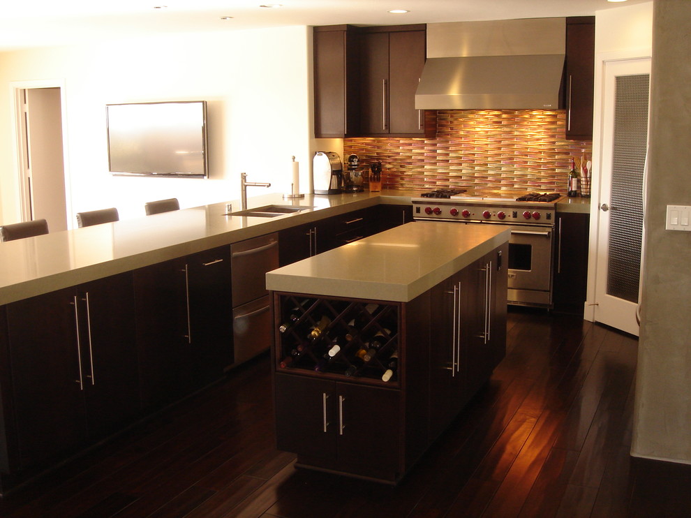 Moonlight Ln Contemporary - Contemporary - Kitchen - San Diego - by Nau ...