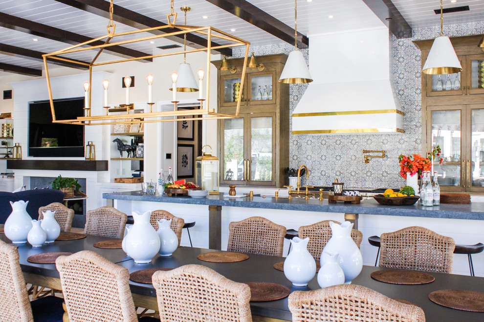 More Than a Pretty Pool House - Traditional - Kitchen - San Diego - by ...