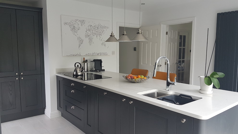 Mornington Shaker - Graphite - Contemporary - Kitchen - West Midlands ...