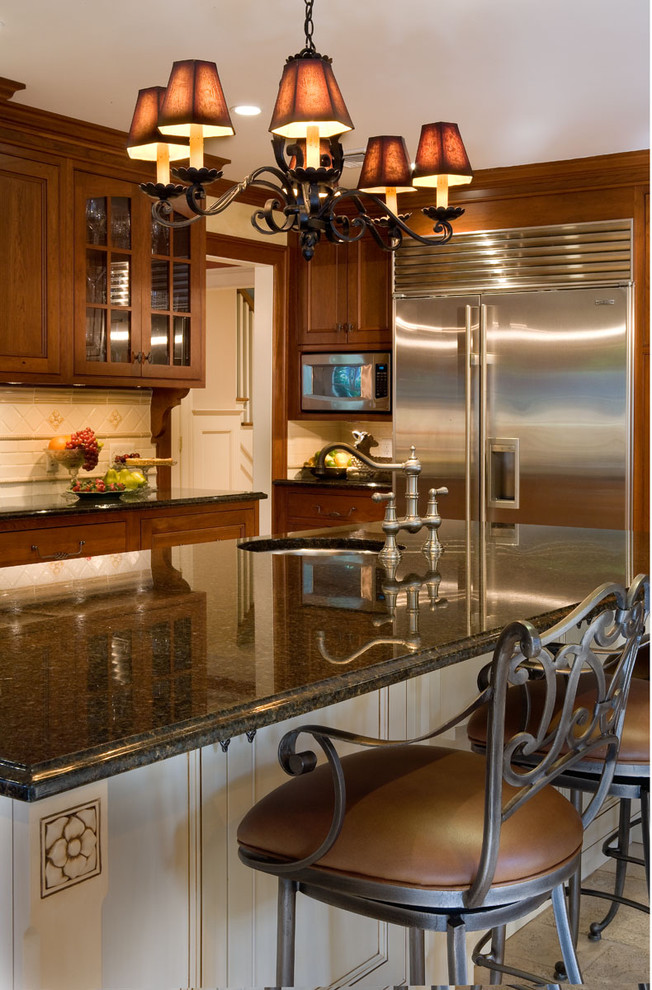 Morris Kitchen Island Detail - Traditional - Kitchen - New York - by ...