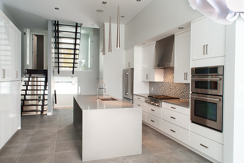Mount Pleasant Modern Infill 831 - Modern - Kitchen - Calgary - by o2 ...