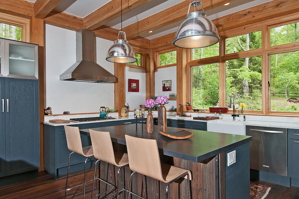 Mountain Lake Lodge - Contemporary - Kitchen - Other - by Philip A ...
