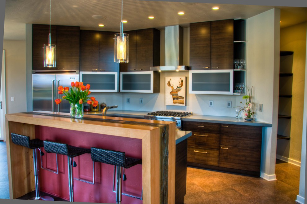 Mountain Modern - Modern - Kitchen - Other - by Bear Mountain Builders ...