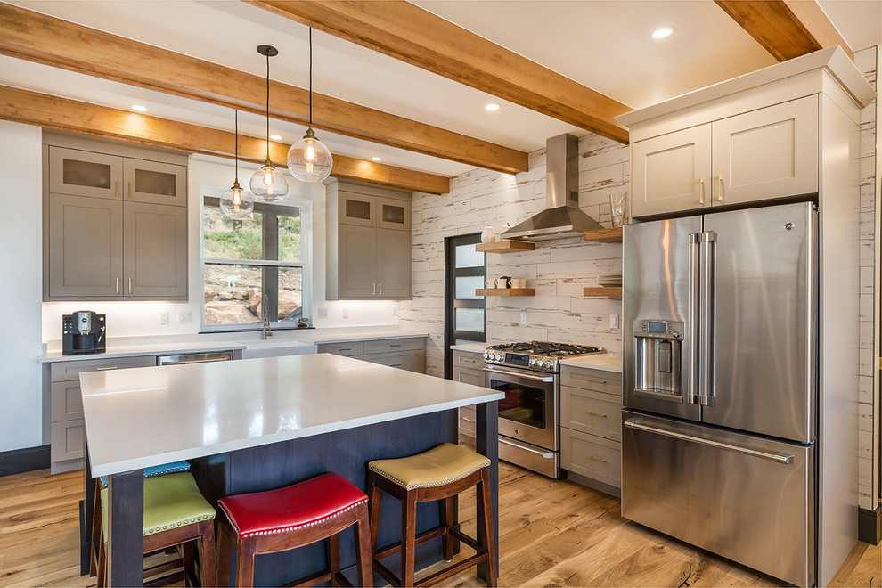 Mountain Modern Meets Farmhouse - Contemporain - Cuisine - Albuquerque - par Elevation Custom ...