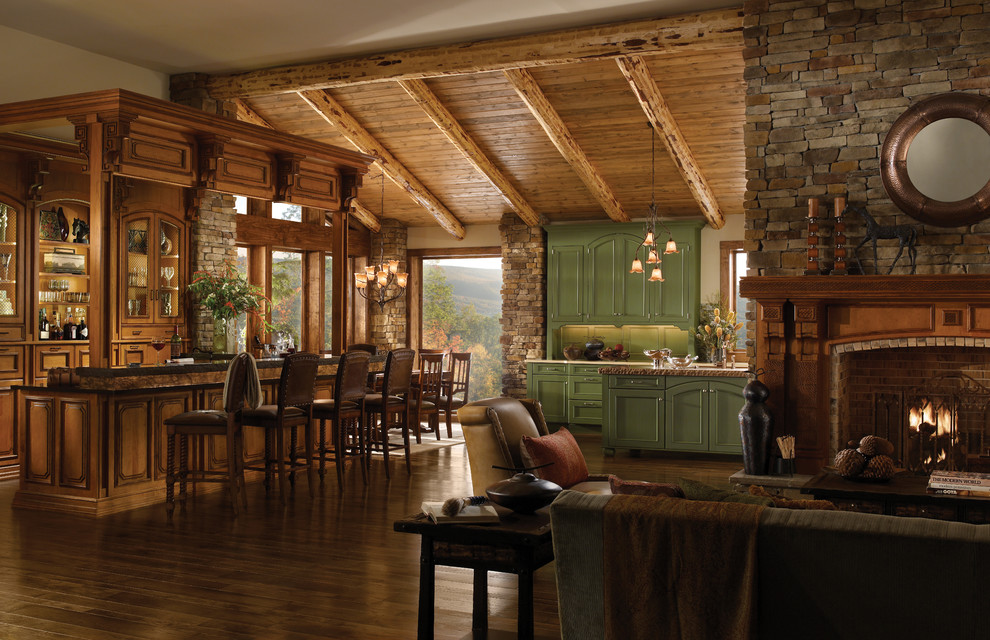 Mountain Retreat - Traditional - Kitchen - Other - by Wood-Mode Fine ...