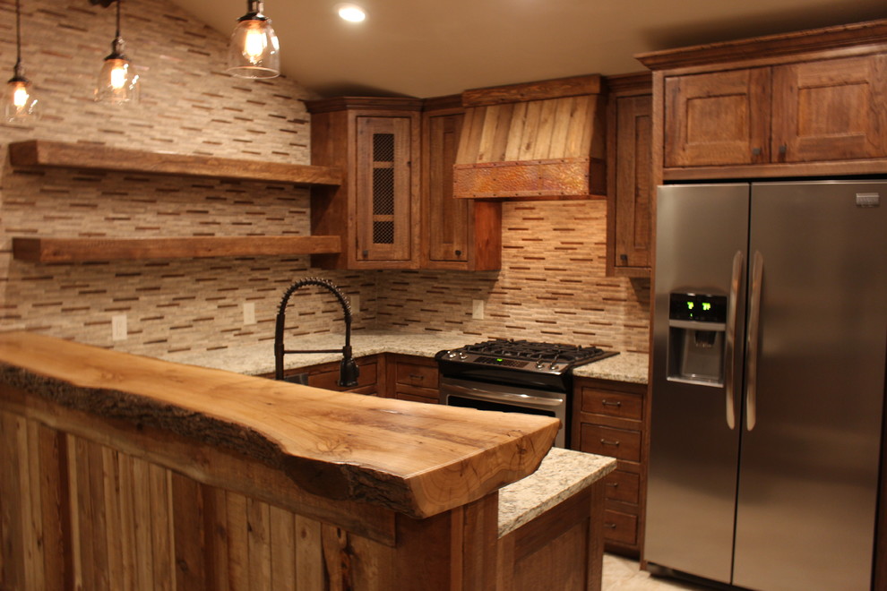 Mountain Rustic Barn - Farmhouse - Kitchen - Dallas - by Distinctive ...