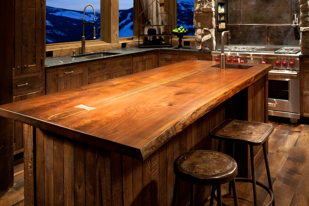 Mountain Ski Lodge - Rustic - Kitchen - Other - by Faure Halvorsen ...