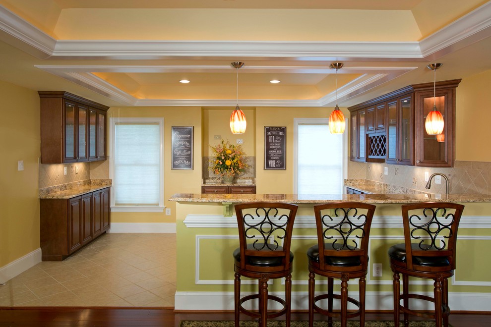 Movie Theatre Highlights Full Basement Remodel - Modern - Kitchen - DC ...