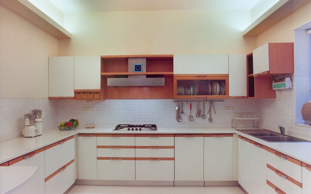 Mr. Sonawala's residence - Contemporary - Kitchen - Mumbai - by Space ...