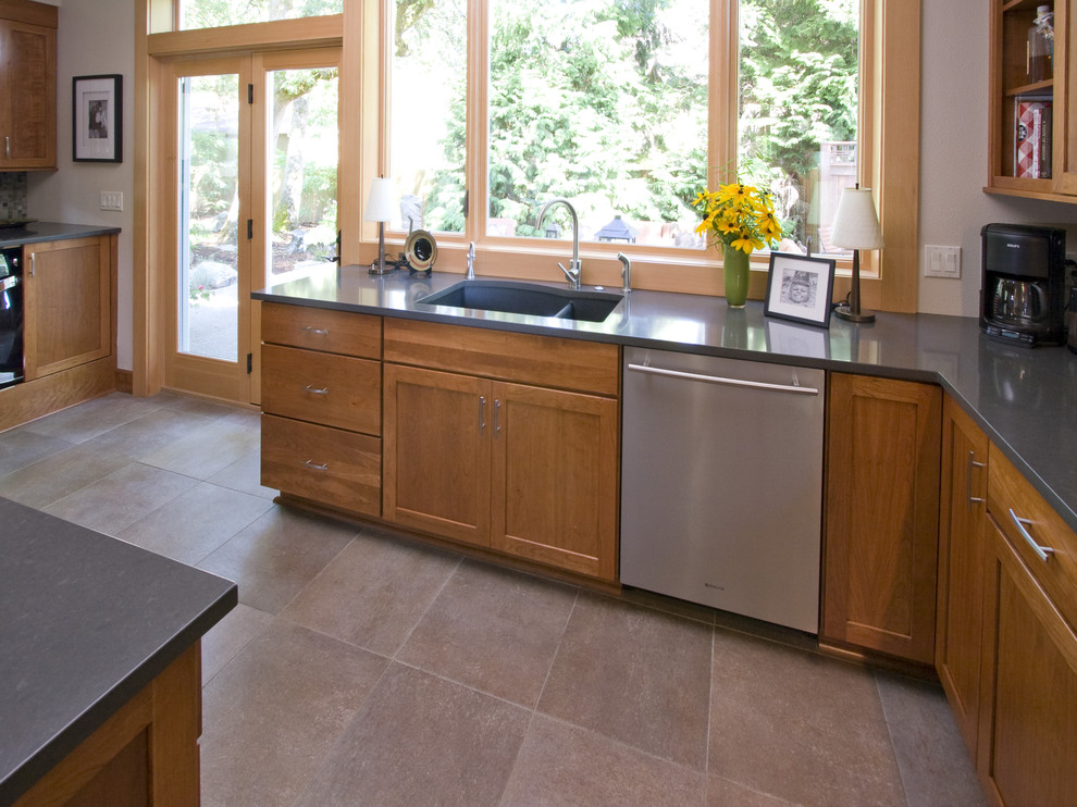 Multi-purpose Kitchen - Traditional - Kitchen - Portland - by North ...
