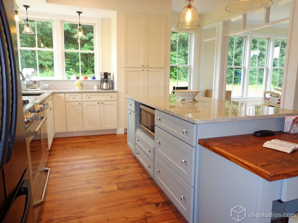 Multi-Tone and Multi-Finish Kitchens - Traditional - Kitchen ...