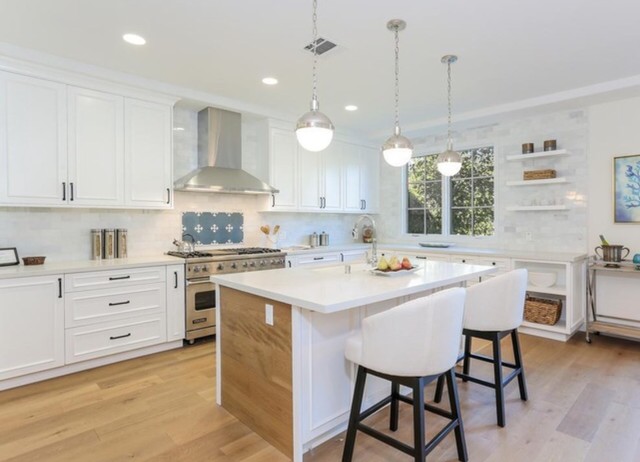 multiple clé tiles featured all over modern home - Modern - Kitchen ...