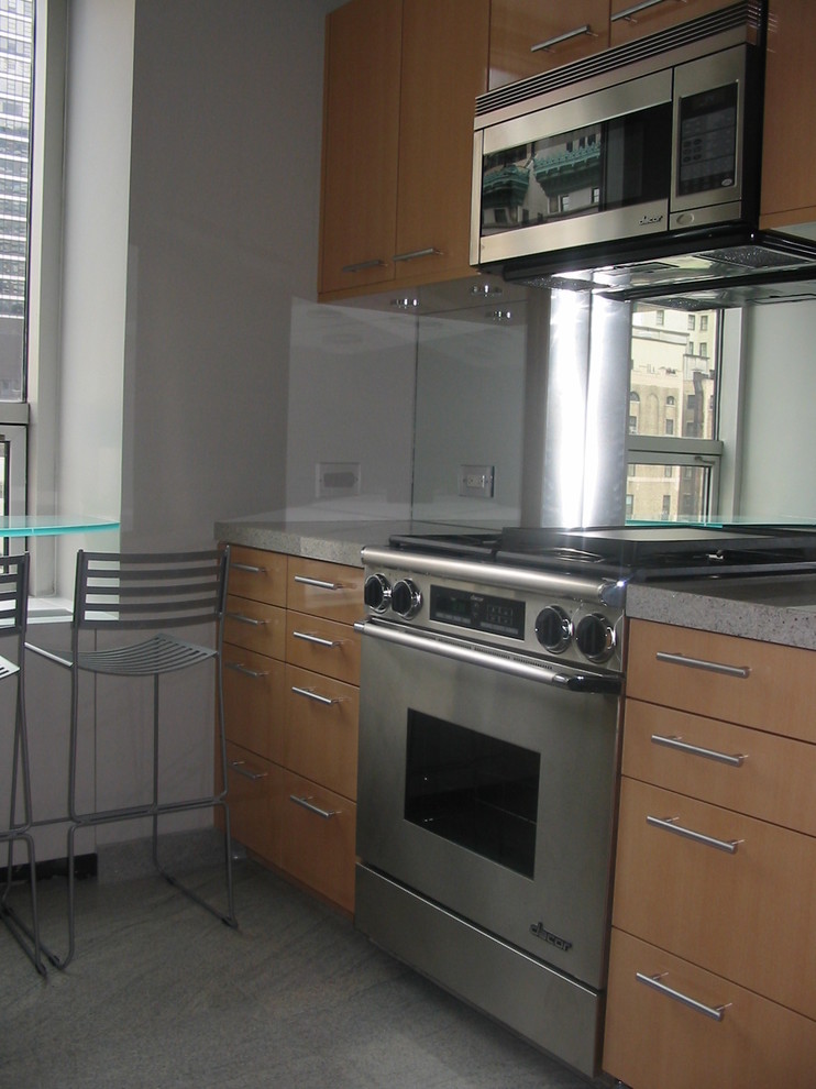 Museum Tower Kitchen - Contemporary - Kitchen - New York | Houzz