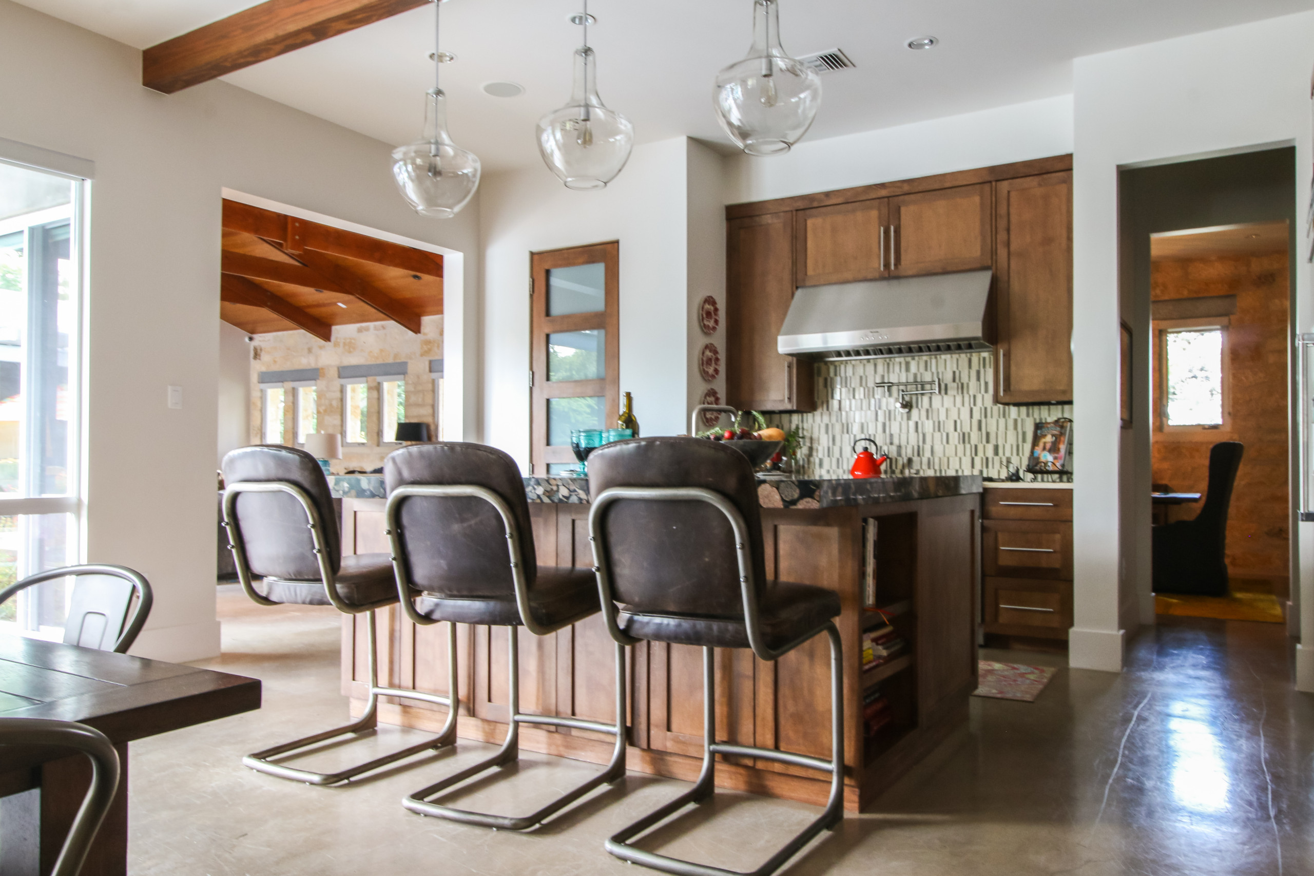 My Houzz: Industrial Touches in a Texas Family Ranch