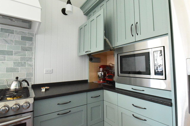 Naperville stratton blue - Arts & Crafts - Kitchen - Chicago - by ...