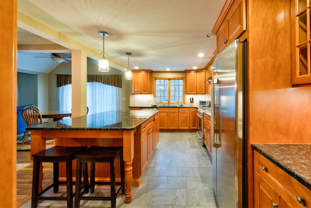 Natural Maple Kitchen - Traditional - Kitchen - Boston - by White Wood ...