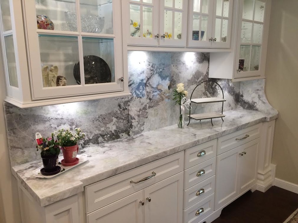 Natural Quartzite Countertops - Kitchen Install - Transitional ...