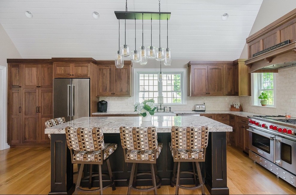 Natural Walnut Kitchen - Traditional - Kitchen - Other - by StyleCraft ...