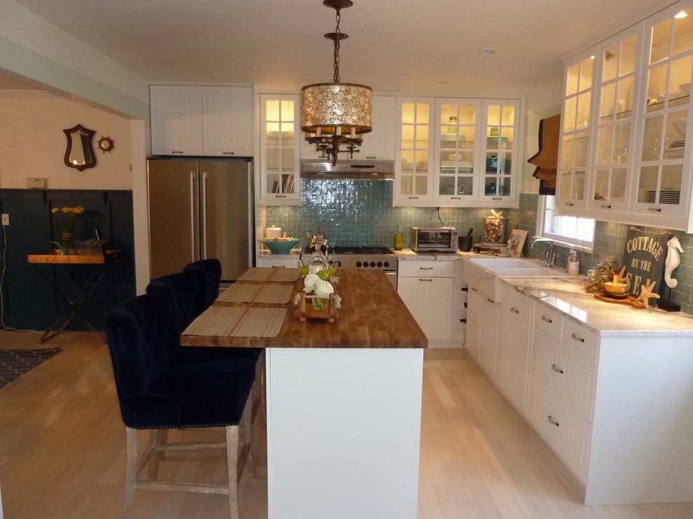Nautical Inspired Kitchen - Beach Style - Kitchen - New York - by NJ ...