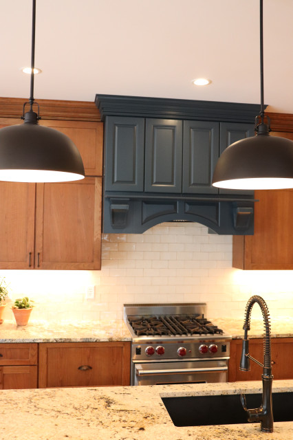 Navy Grotto hood - Transitional - Kitchen - New York - by Monarch ...