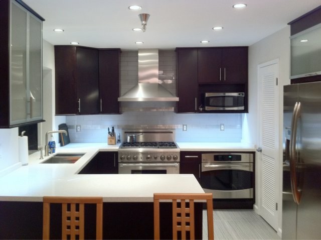 Neo Collection - Neo Espresso Contemporary Kitchen - Contemporary ...