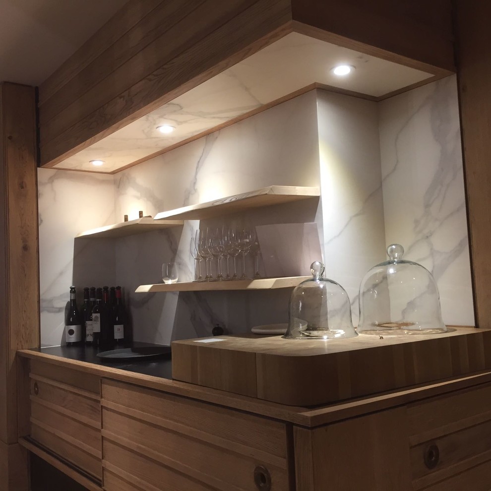 Neolith Calacatta cladding, Fulham Palace Road - Cuisine - Londres - par This Is Stone | Houzz