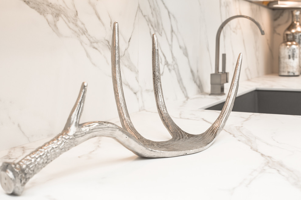Neolith Calacatta (Silk Finish) Kitchen - Contemporary - Kitchen ...