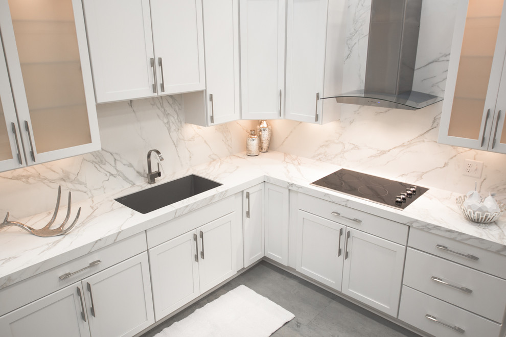 Neolith Calacatta (Silk Finish) Kitchen - Contemporary - Kitchen ...